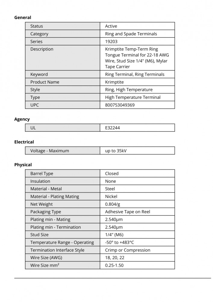 MOLEX 192030005 product document page 2