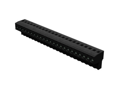5.08mm Pitch Eurostyle Horizontal Plug, with Reverse Imprinting, Gold (Au) Plated, Black, 23 Circuits for sale