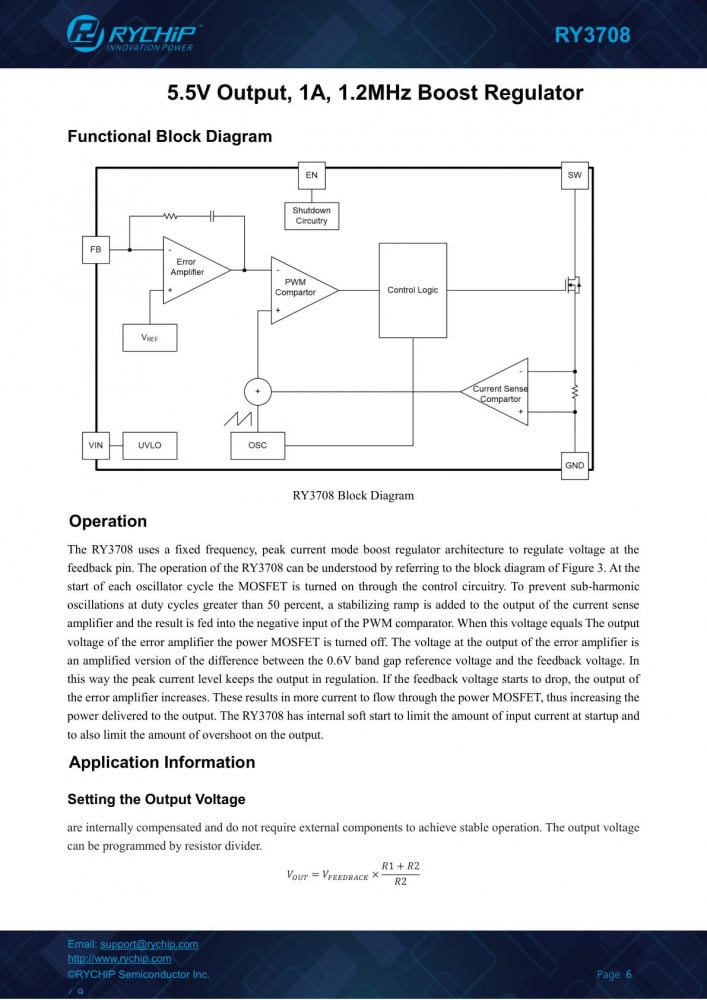 RY3708 datasheet page 6