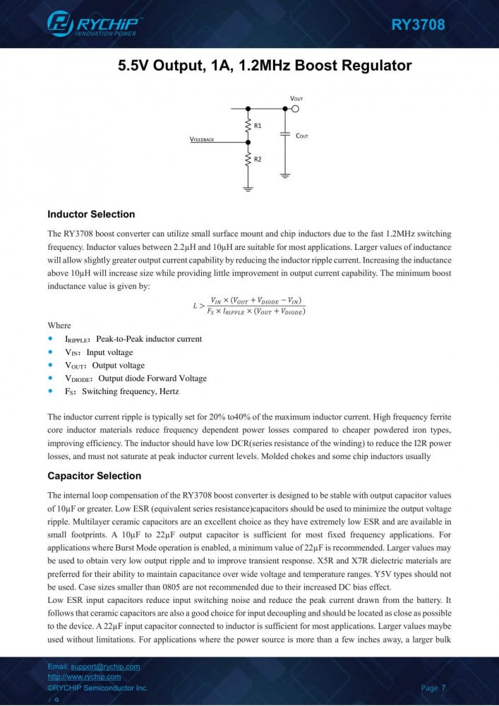 RY3708 datasheet page 7