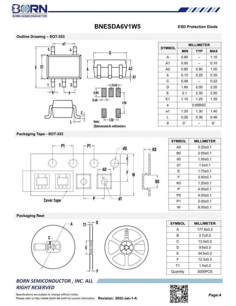 BNESDA6V1W5 datasheet page 4