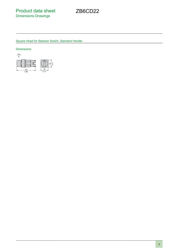 ZB6CD22 product documentation page 3