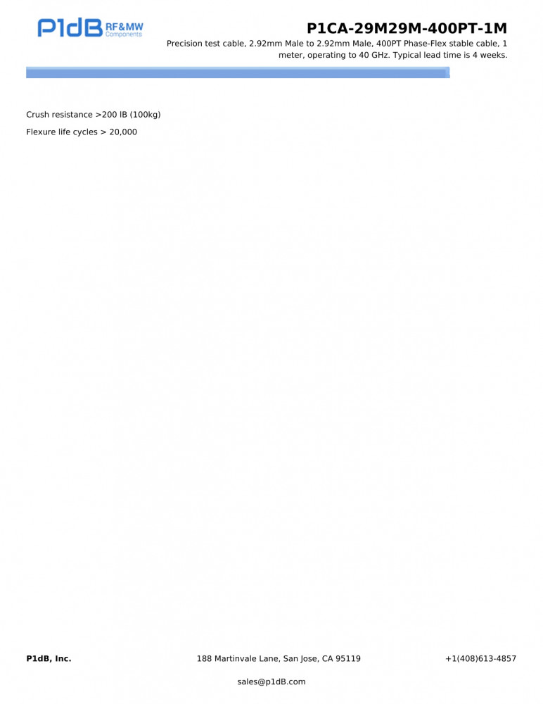P1CA-29M29M-400PT-1M technical document page 3