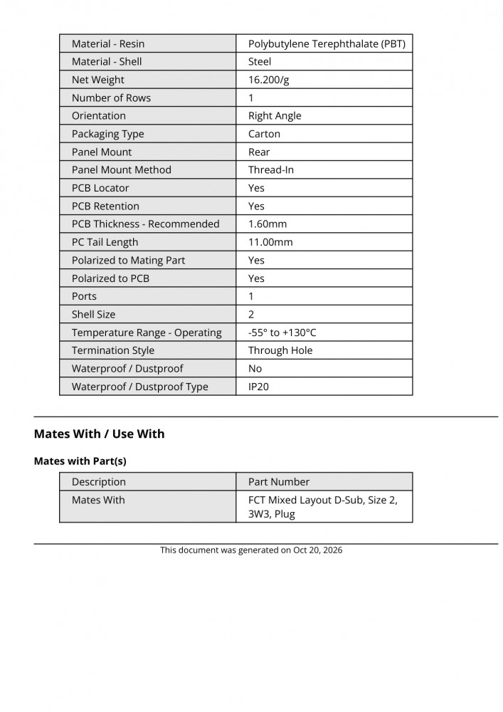 MOLEX 1731071039 technical drawing page 3