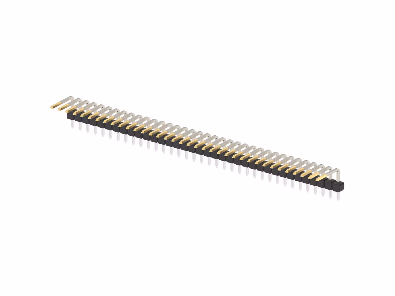 KK 254 Breakaway Header, Right-Angle, 36 Circuits, Tin (Sn) Plating, Mating Pin Length 9.17mm, Bag