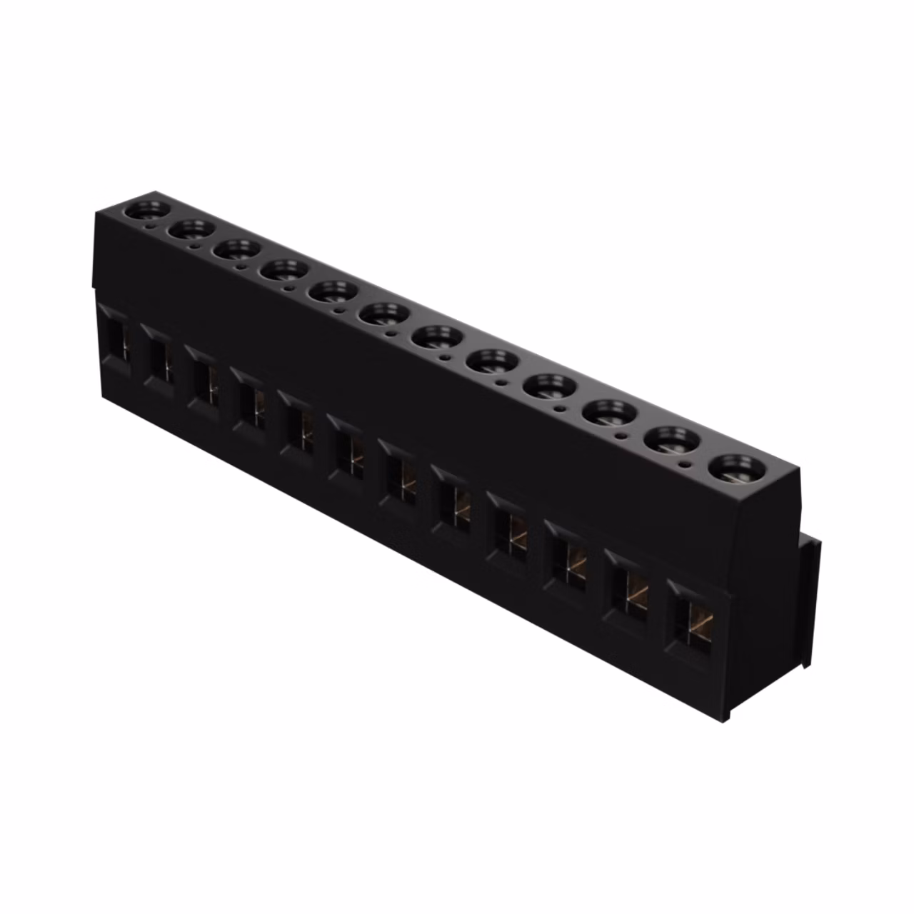 5.08mm Pitch Horizontal Fixed Mount PCB Terminal Block, 12 Circuits for sale