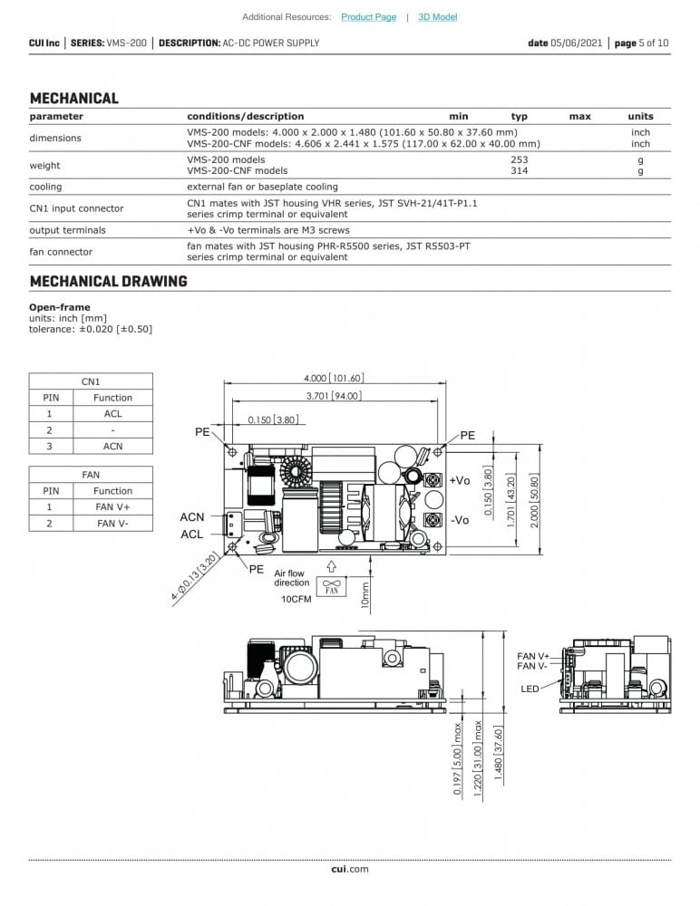 VMS-200-48-CNF datasheet page 5
