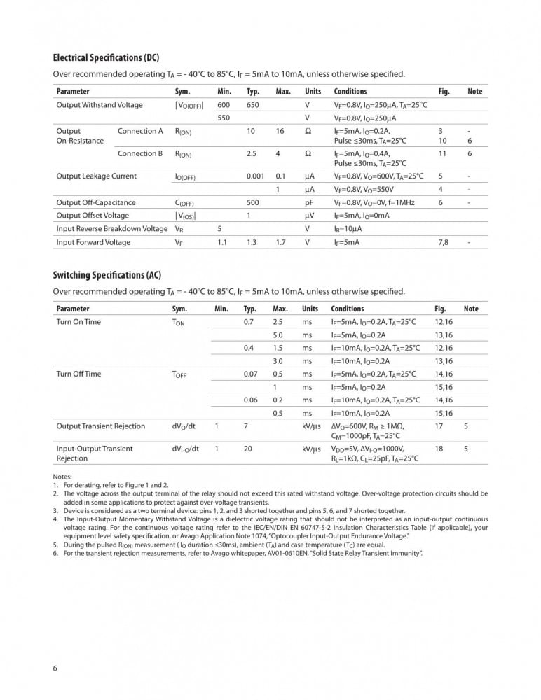 ASSR-5211 datasheet page 6