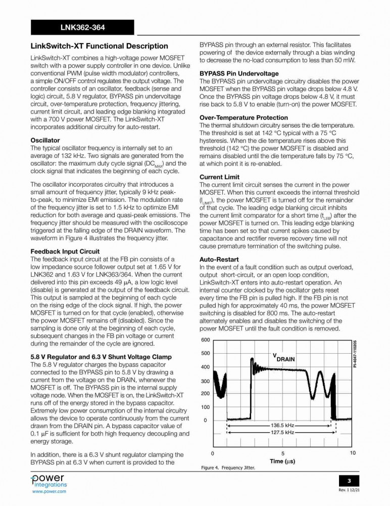 LNK362-364 datasheet page 3