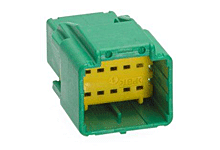 NSCC Male Housing, Terminal Size 1.50mm, Non-Sealed, 5.0mm Pitch, 10 Circuits, Green for sale