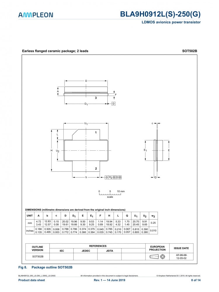 BLA9H0912LS-250GU datasheet page 8