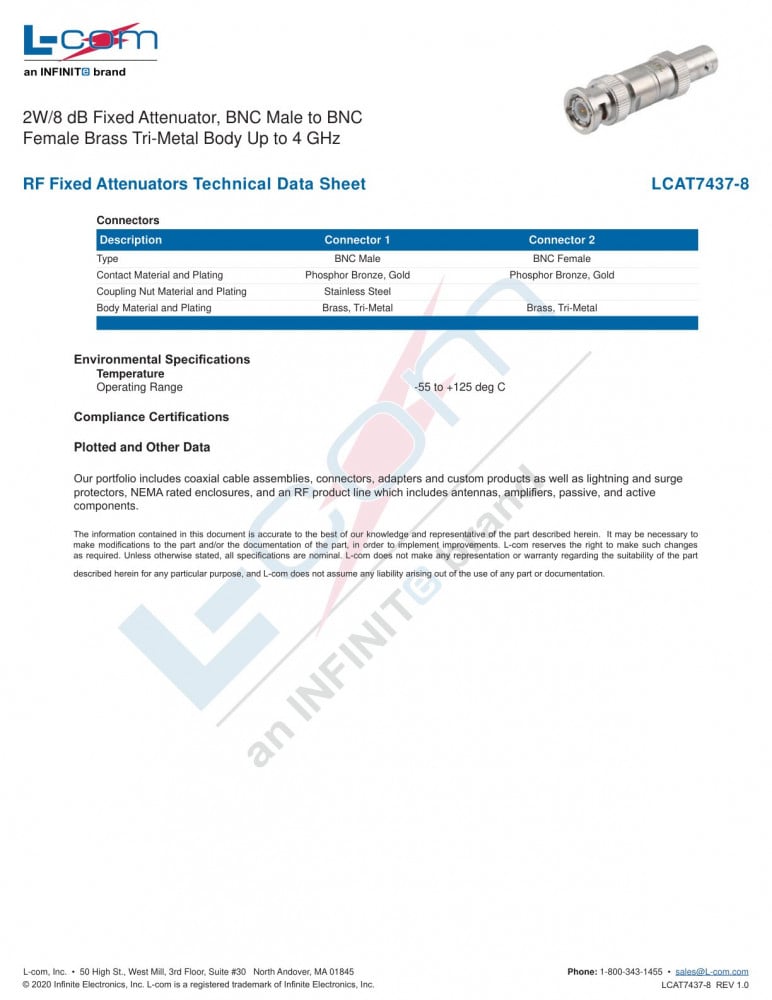 LCAT7437-8 technical document page 2