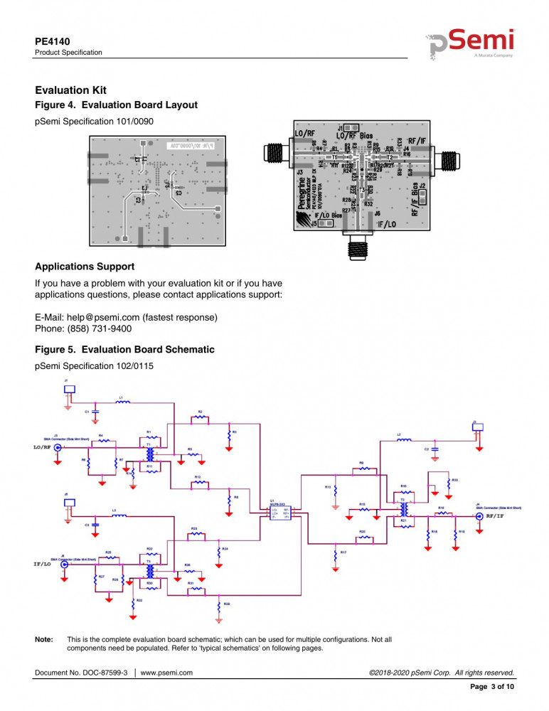 PE4140B-Z datasheet page 3