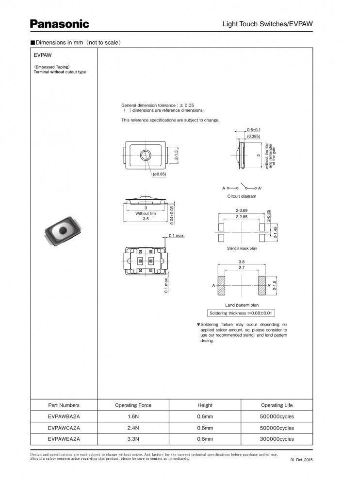 EVPAW technical document page 2