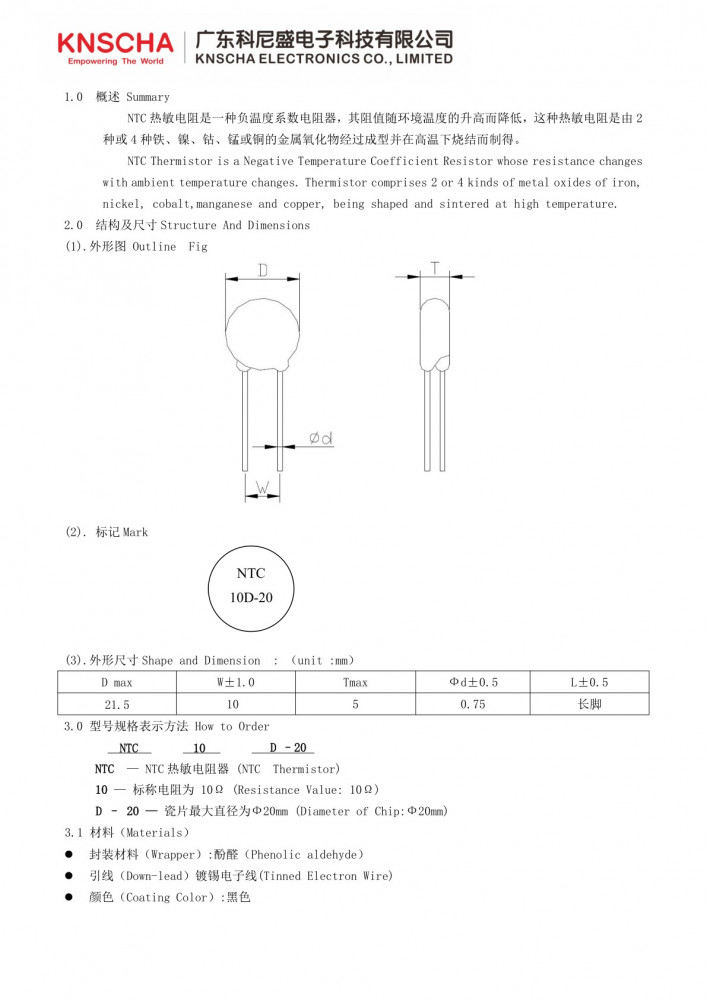 206RV181 specification document page 4