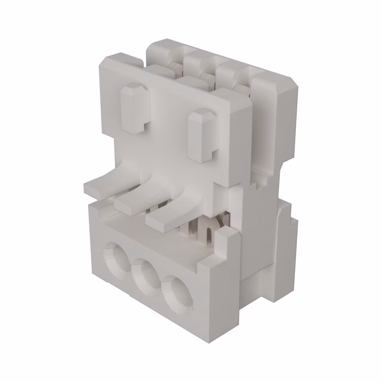 Appli-Mate RAST 2.5 Female Connector, 2.50mm Pitch, 3 Circuits, Positions A & C Removed, Open Endwalls for sale