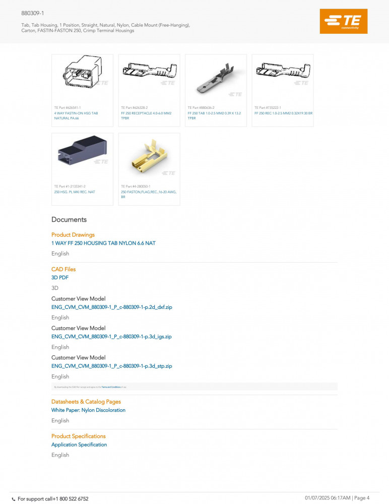 880309-1 technical document page 4