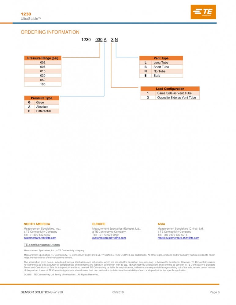 1230 series datasheet page 6