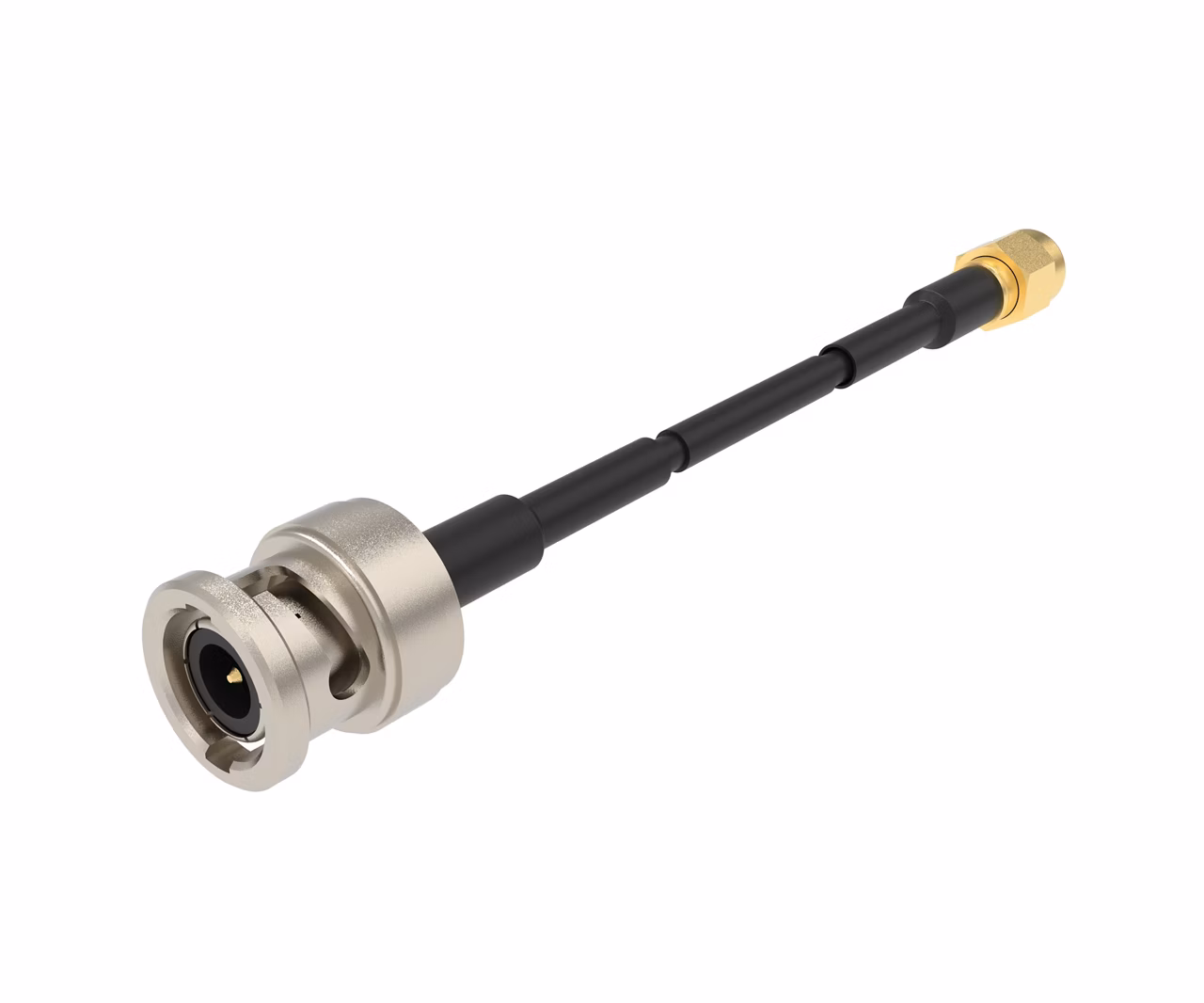 BNC Straight Plug to SMA Straight Plug on RG-174 Cable, 609.60mm Length, 50 Ohms for sale