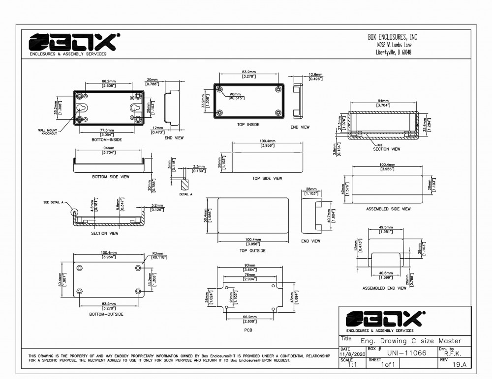UNI-11066 engineering drawing visual, page 1