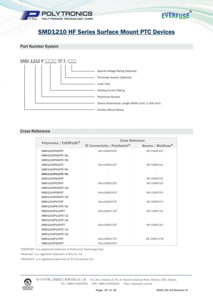 SMD1210P020TF datasheet page 10
