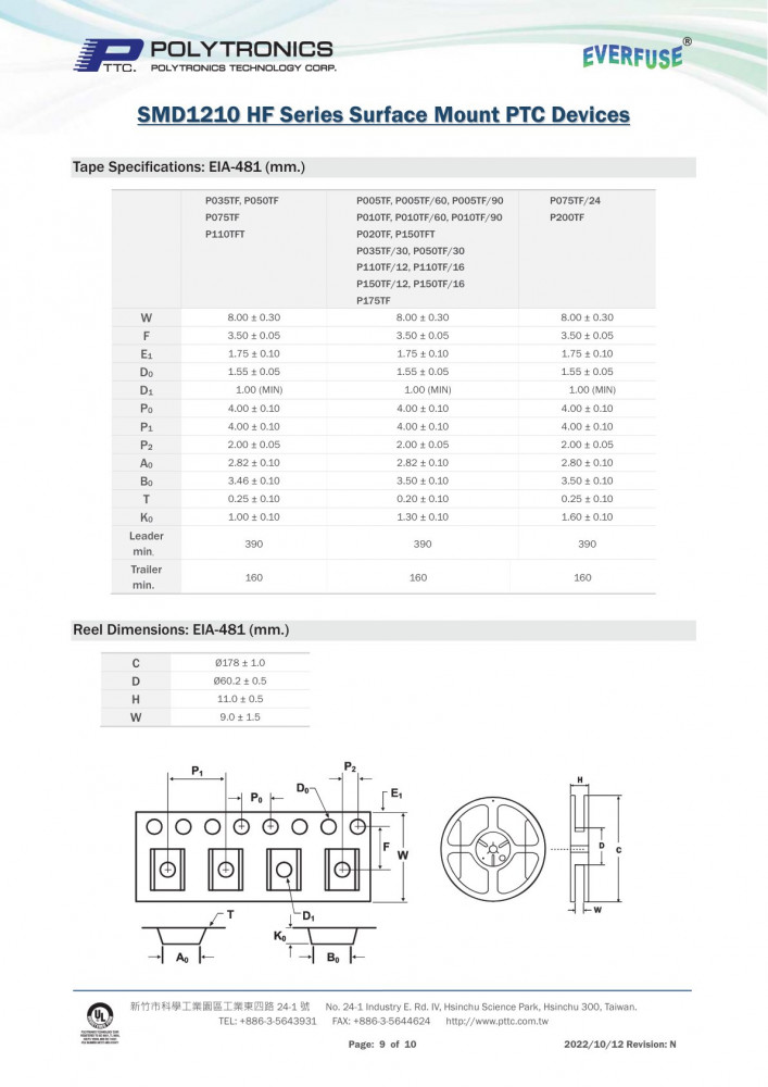 SMD1210P020TF datasheet page 9
