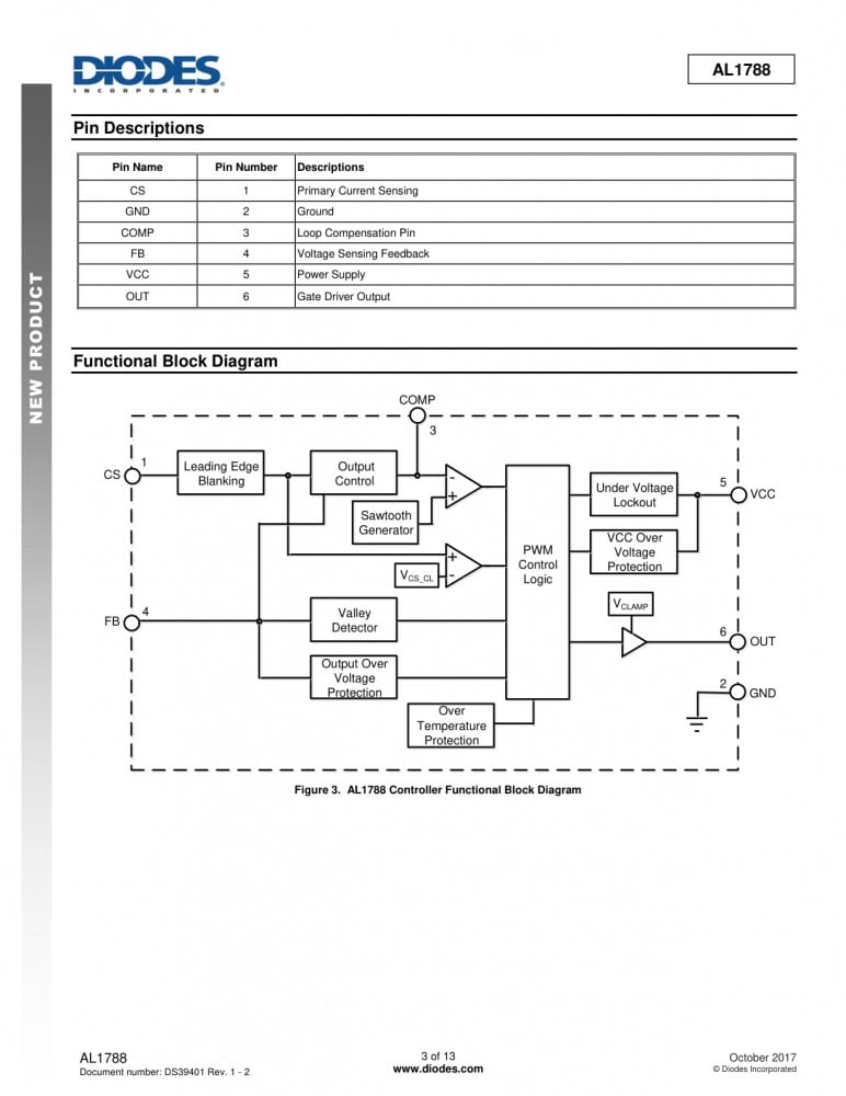 AL1788W6-7 datasheet page 3