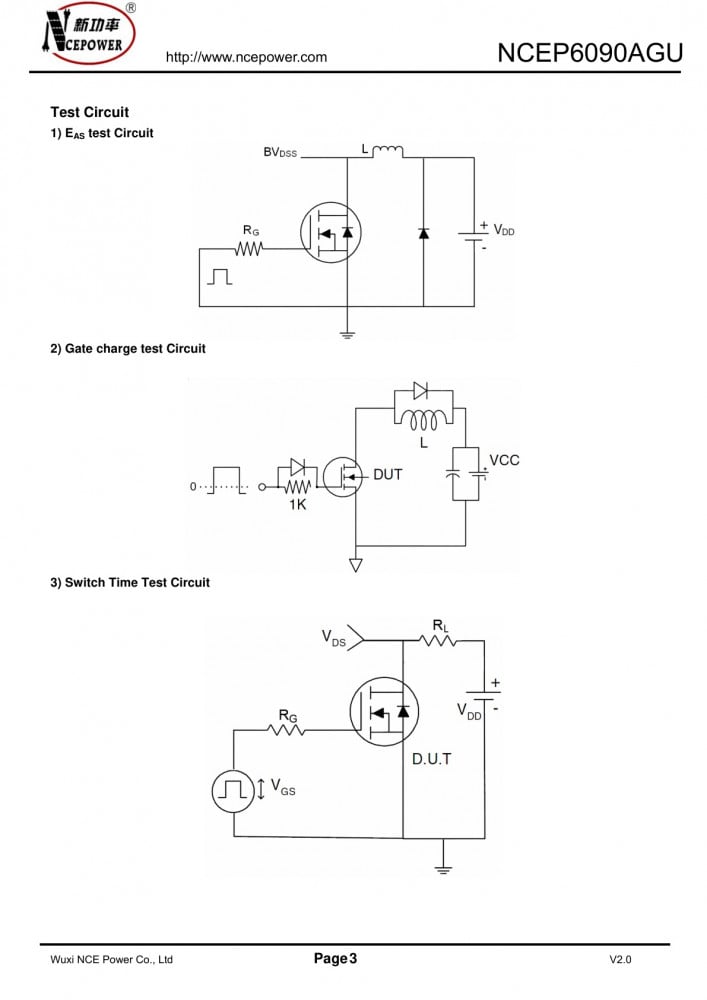 NCEP6090AGU datasheet page 3
