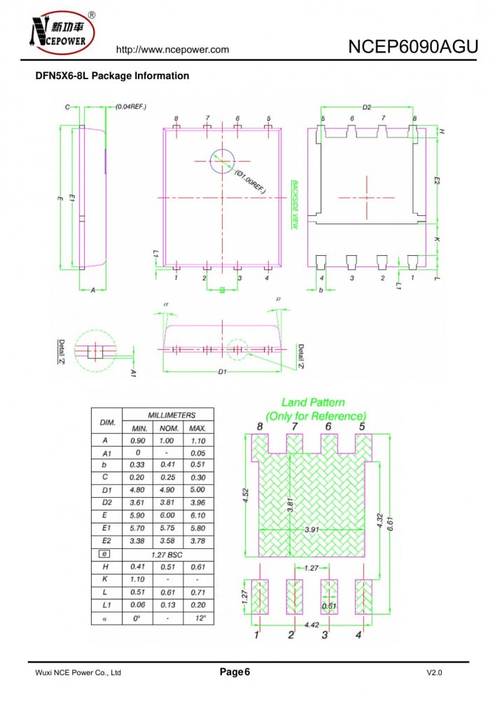 NCEP6090AGU datasheet page 6