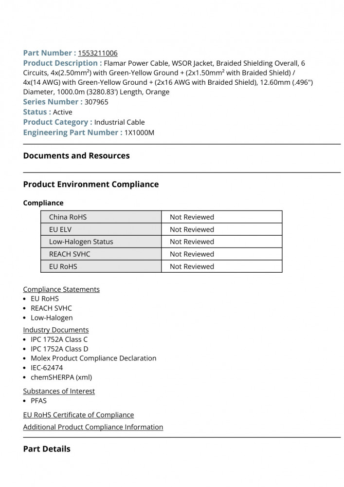 Product document preview, page 1