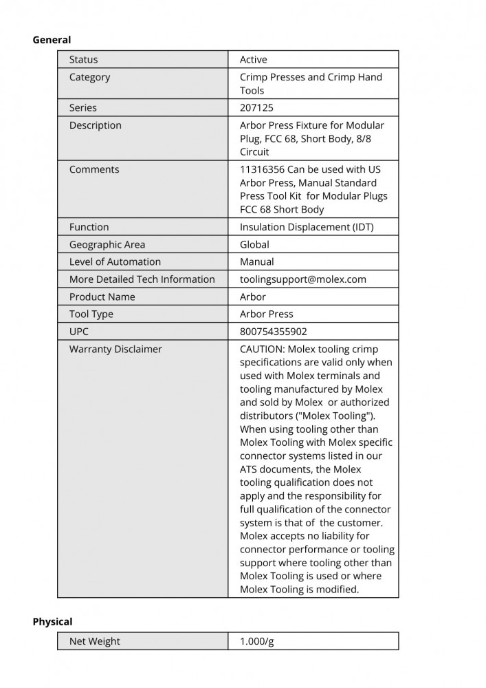 Product document image 2 for MOLEX 690200140