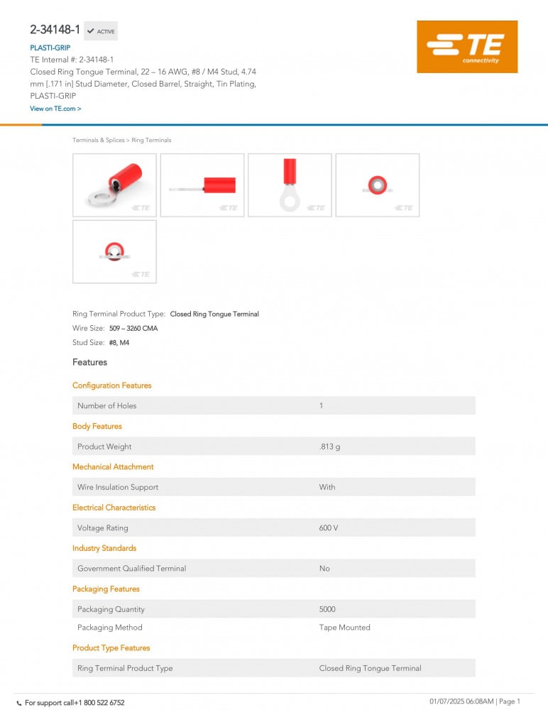 2-34148-1 technical document page 1