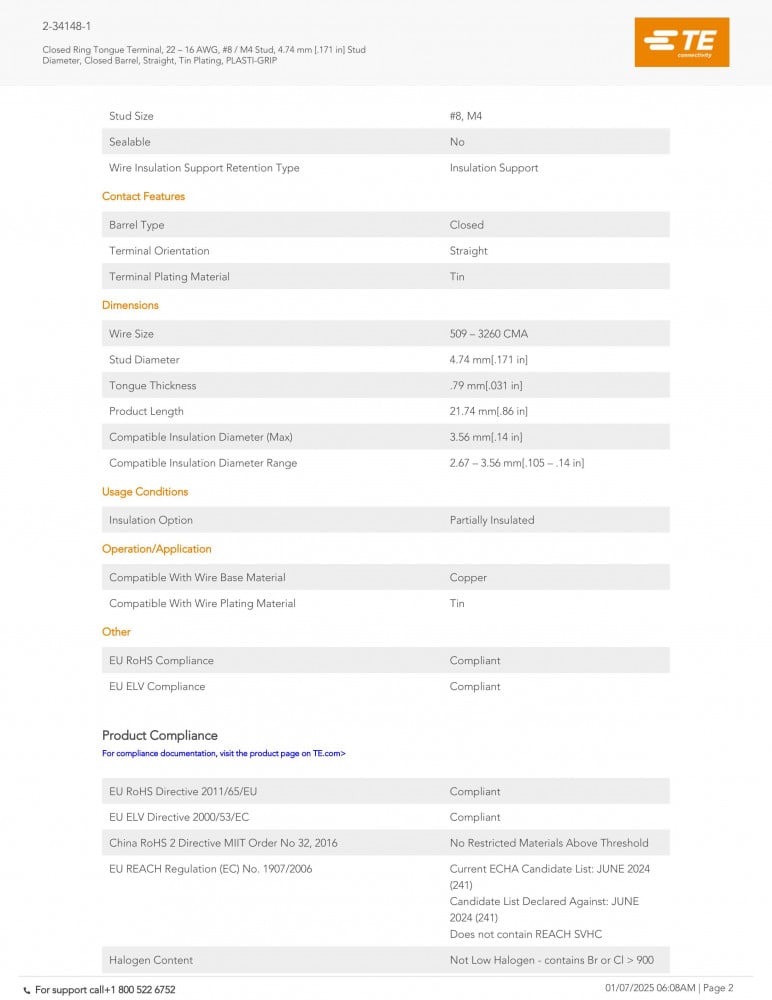2-34148-1 technical document page 2
