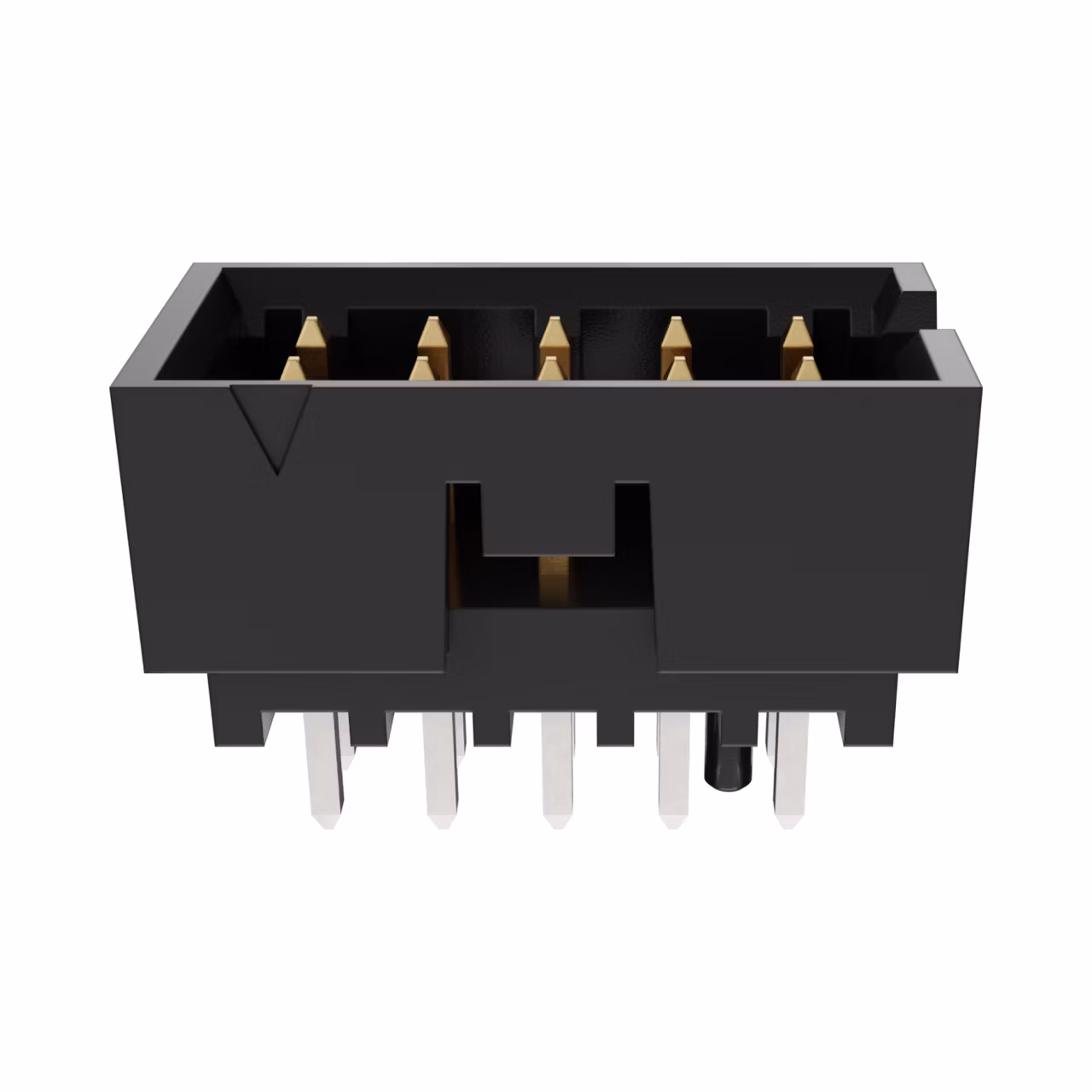 2.00mm Pitch, Milli-Grid PCB Header, Dual Row, Vertical, Through Hole, Shrouded, 10 Circuits, 0.38µm Gold (Au) Plating, 2.50mm Tail Length, Single Side Slot, Center Friction Lock, with Peg, Tube for sale