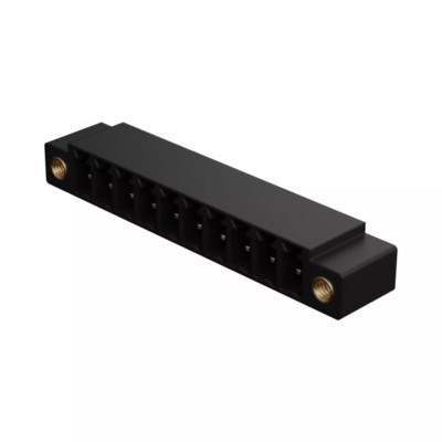 3.81mm Pitch Eurostyle Right-Angle PCB Header, with Threaded Retention Inserts, 10 Circuits for sale