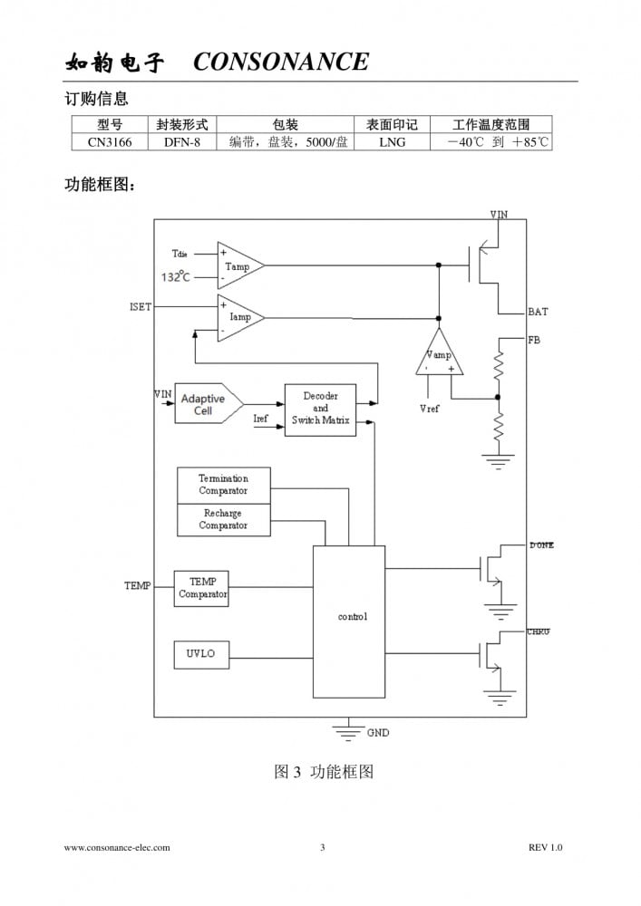 CN3166 datasheet page 3
