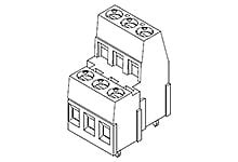 5.08mm Pitch Horizontal Fixed Mount PCB Terminal Block, 8 Circuits