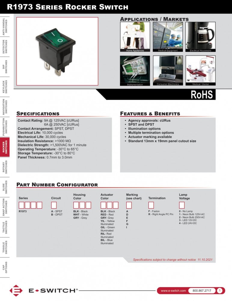 R1973 datasheet page 1