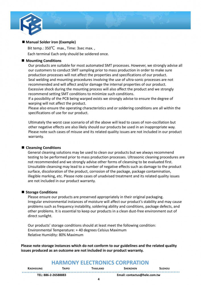 SSW048000F3CH datasheet page 7