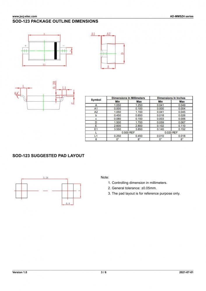 AD-MMSZ4678 datasheet page 3