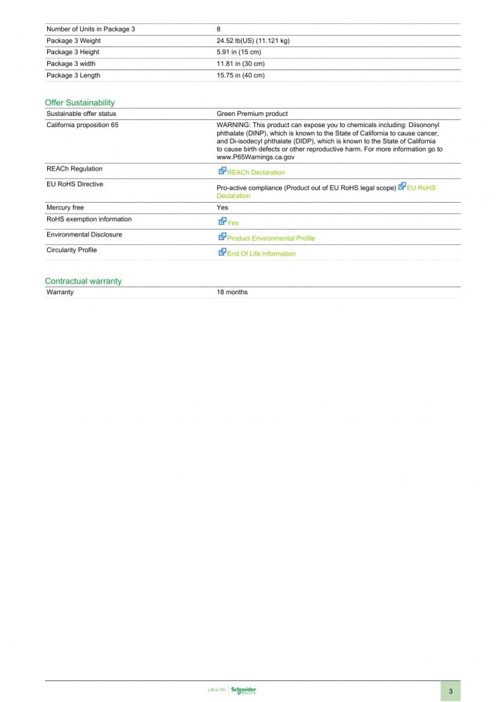 XCSLF3737332 technical document page 3