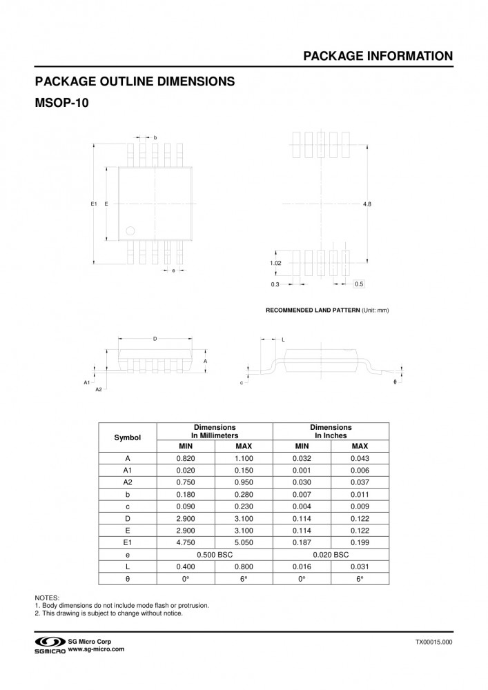SGM4996 datasheet page 10
