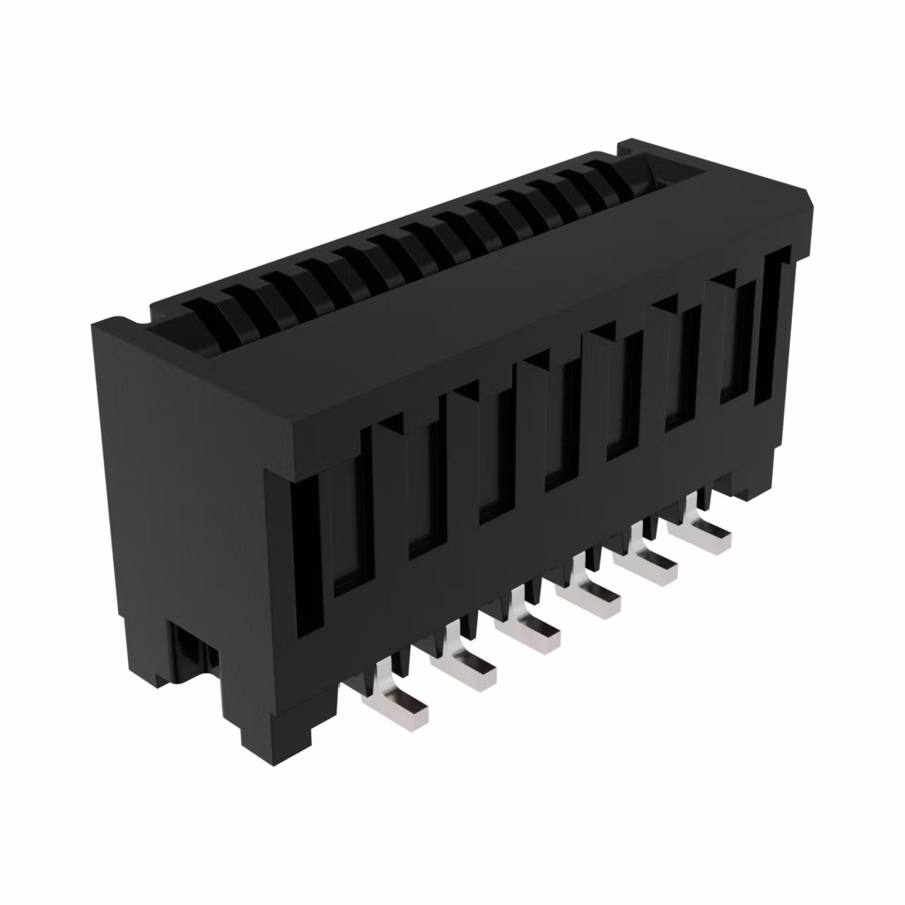 Easy-On FFC/FPC Connector, 0.50mm Pitch, Surface Mount, Vertical, Non-ZIF, Standard Footprint, Tin Bismuth Plating, Short Terminal Type, Black, 13 Circuits for sale