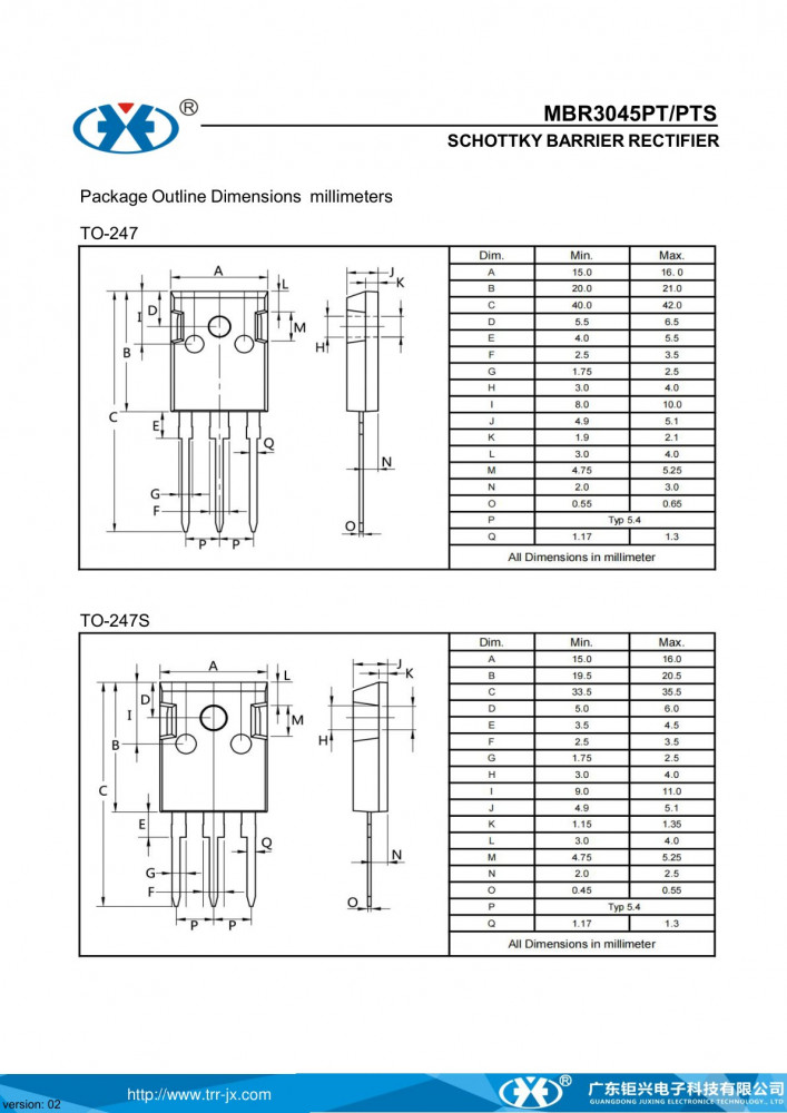 MBR3045PT datasheet page 3