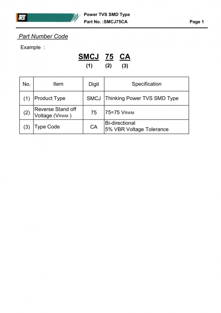 SMCJ75CA datasheet page 4