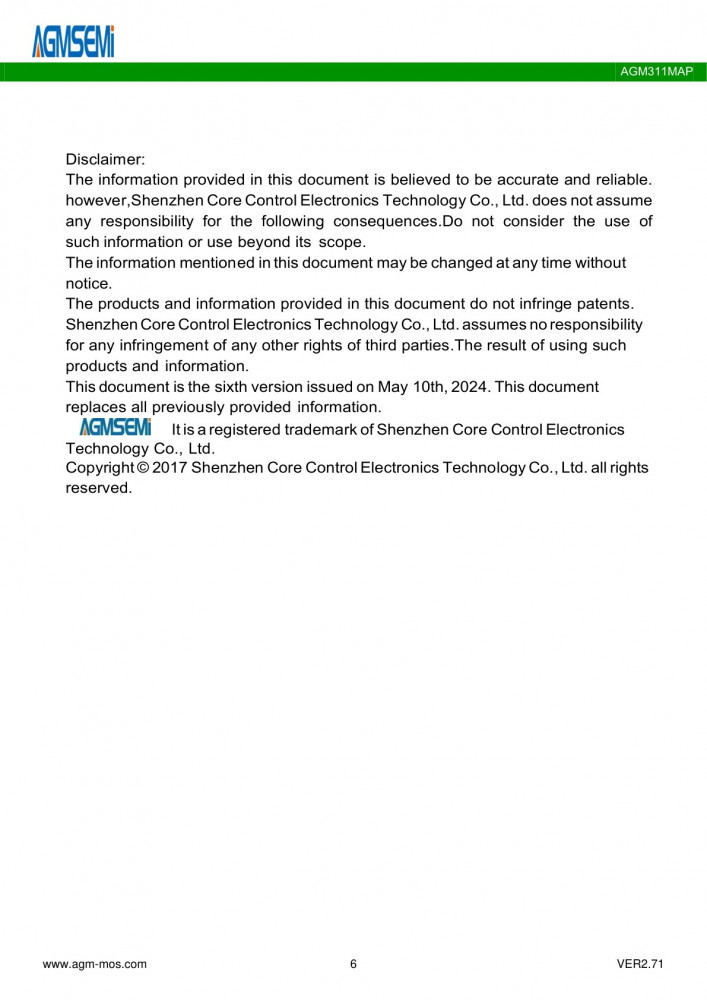 AGM311MAP datasheet page 7