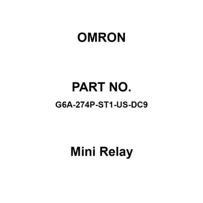 OMRON G6A-234P-ST40-US-DC9 Signal Relay for sale