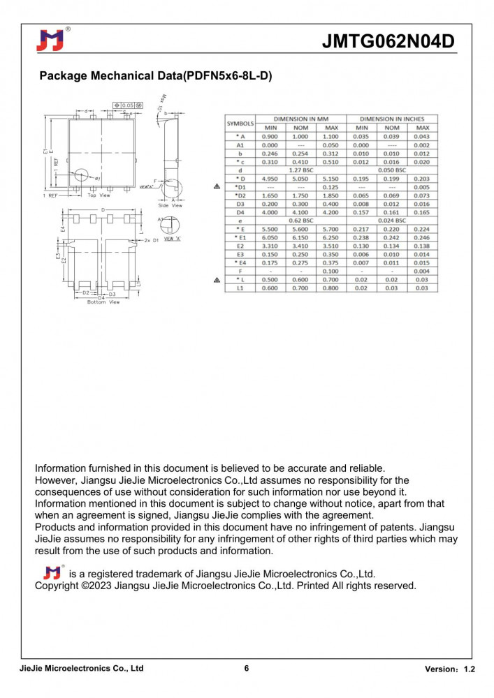 Supplied technical document, page 6