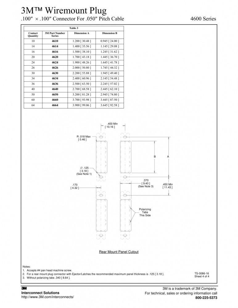3M 4610-6005 technical sheet page 4