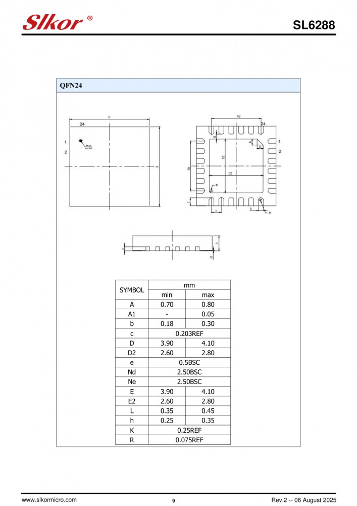 SL6288Q datasheet page 9